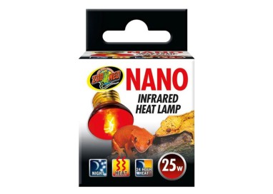 Bec de incalzire Zoo Med Nano Infrared Heat Lamp 25W - Nevertebrate